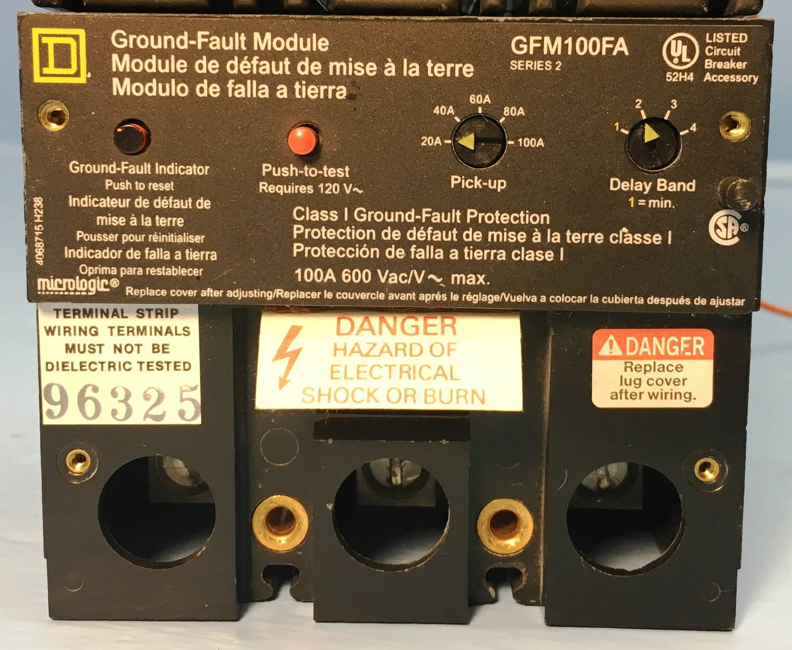 Square D FAP34030G 30A Circuit Breaker S2 w/ Ground Fault Module ...
