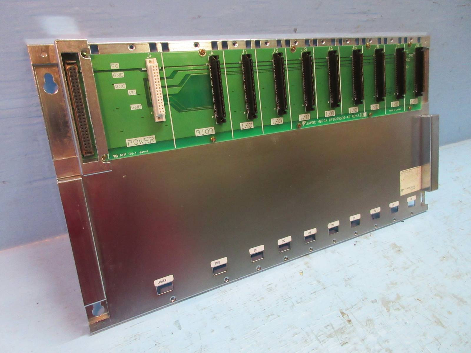 Yaskawa JAMSC-MB70A 10-Slot Backplane PLC & Memocon-SC JRMSI-MB70A ...