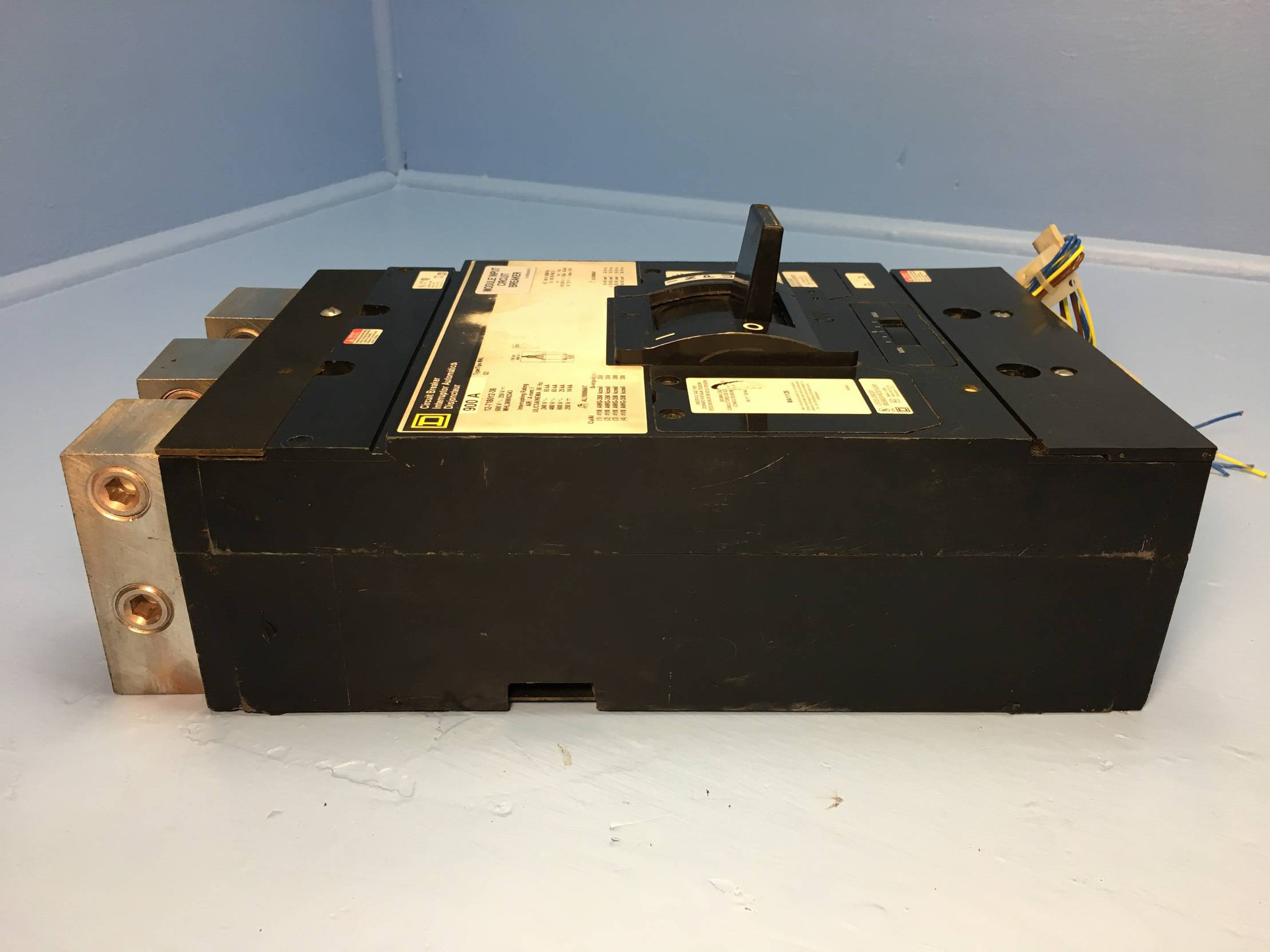 Square D MHL369002343 900A Circuit Breaker w/ UV Trip & Aux Type MAL S2 ...
