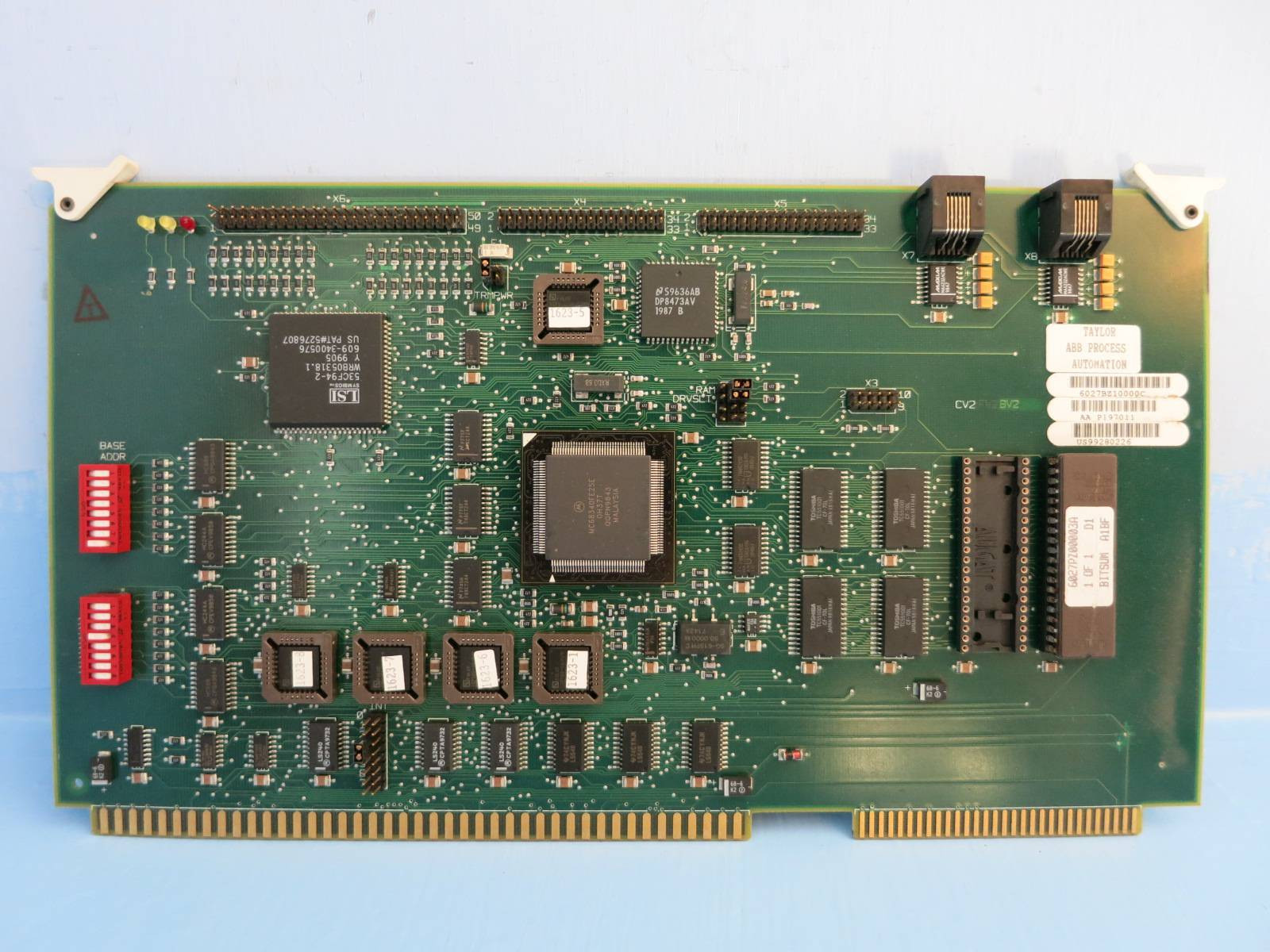 Taylor / ABB 6027BZ10000 Rev C Disk Control Module PLC 125P2980-1 ...