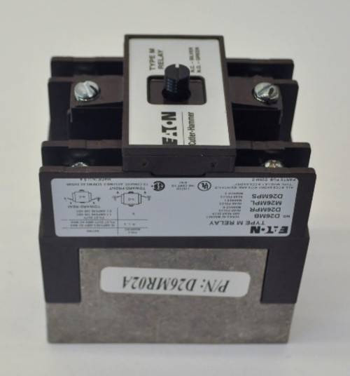 New Eaton Cutler Hammer D26MR02A Magnet and Rear Deck Relay Type M 120V ...