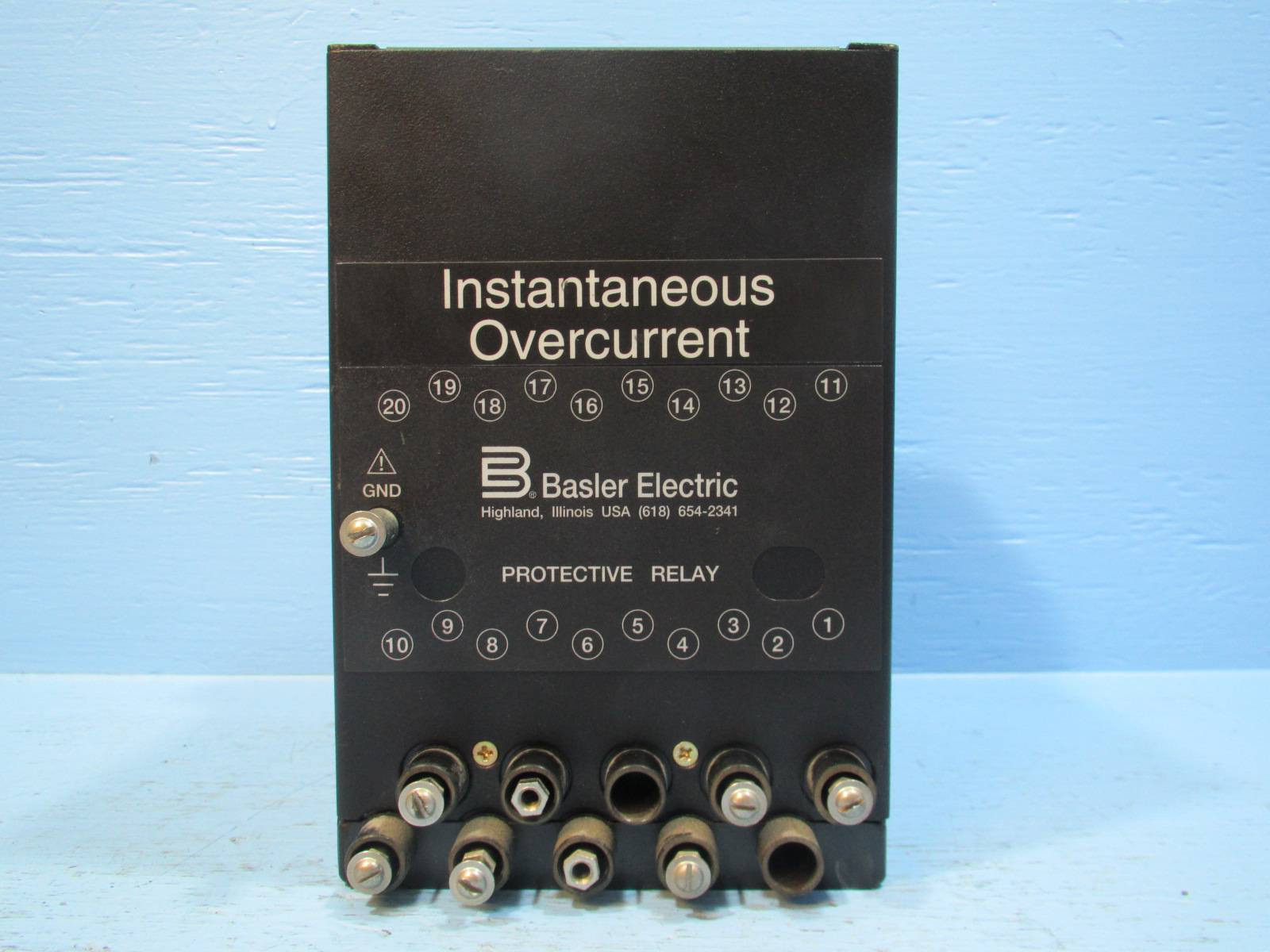 Basler Electric BE1-50 Instantaneous Overcurrent Relay F2E A1P B0N6F ...