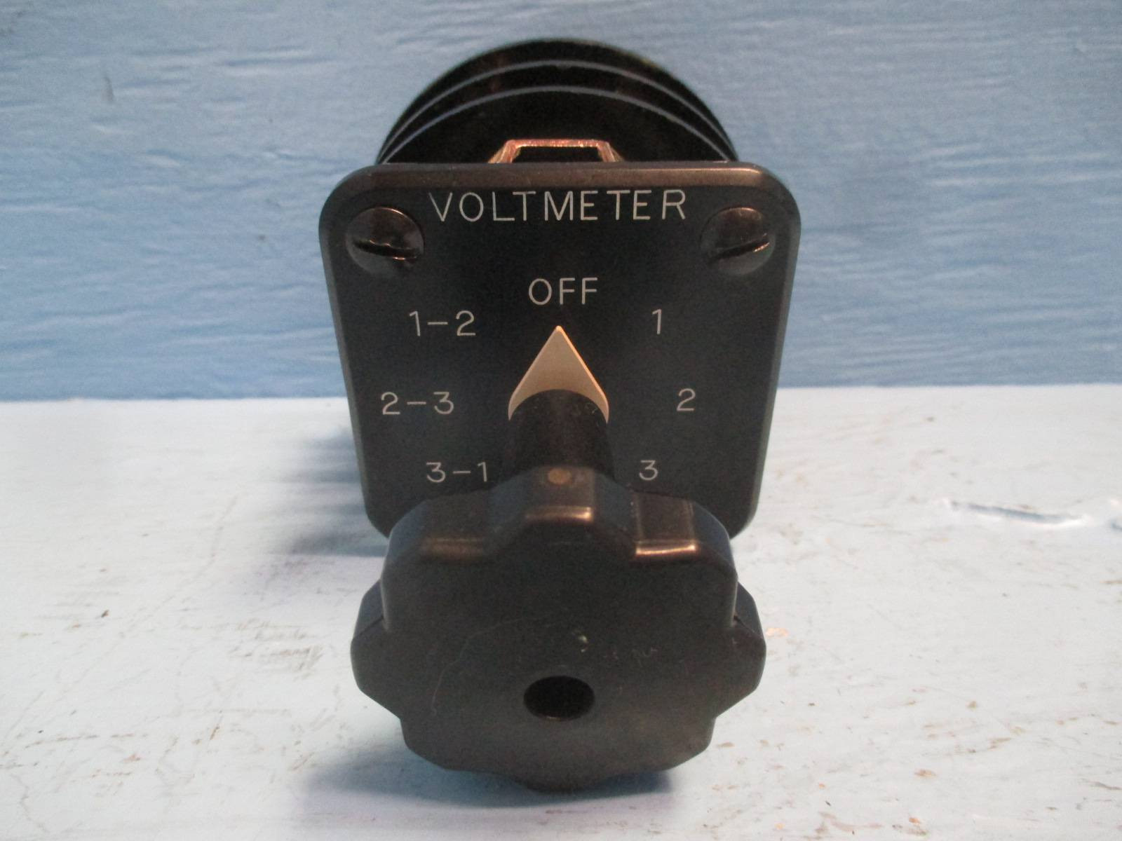 Shallco 2605C 7 Position Selector Rotary Switch Voltmeter Series 26 ...
