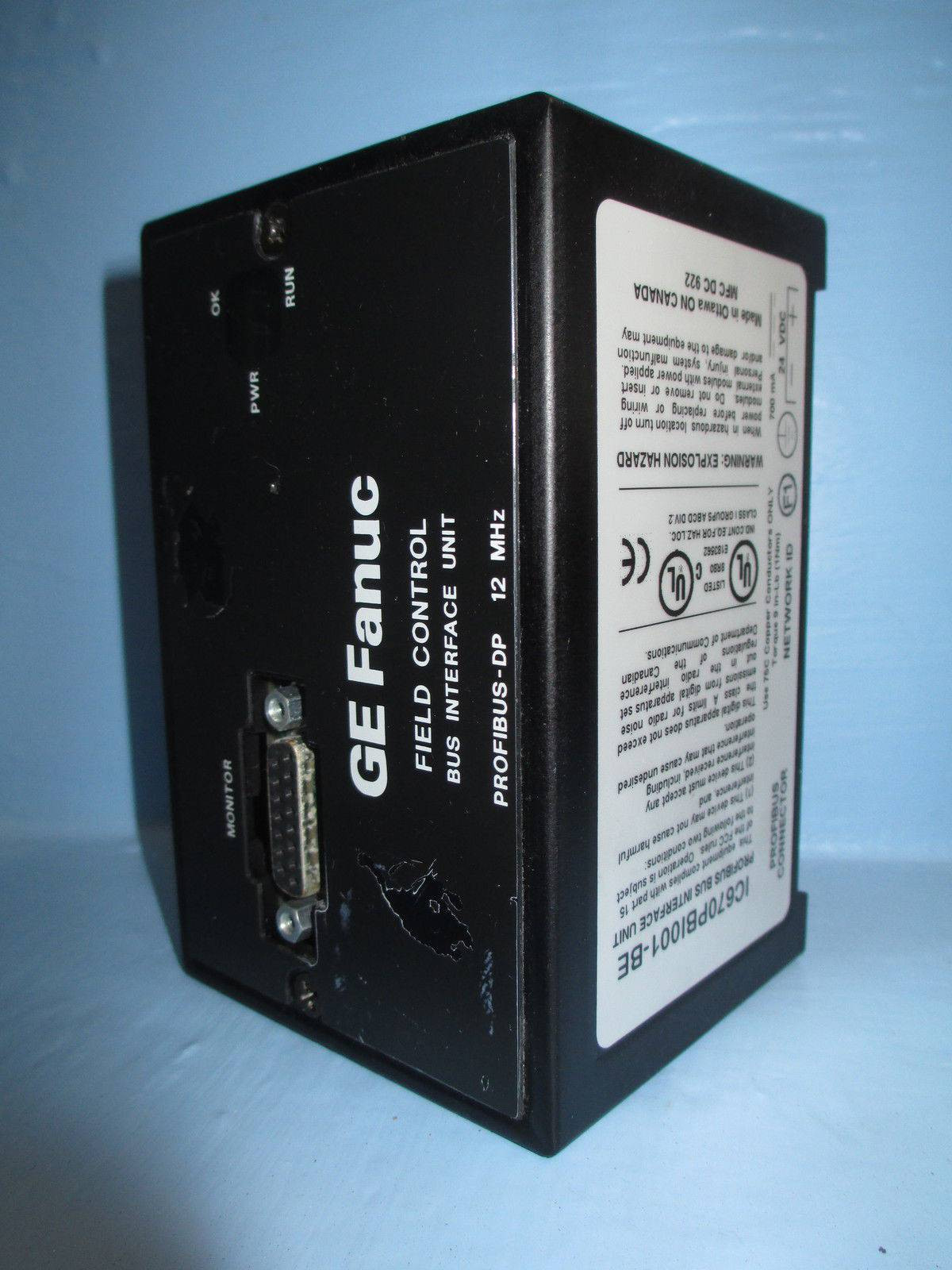 GE Fanuc IC670PBI001-BE Profibus Bus Interface Field Control ...