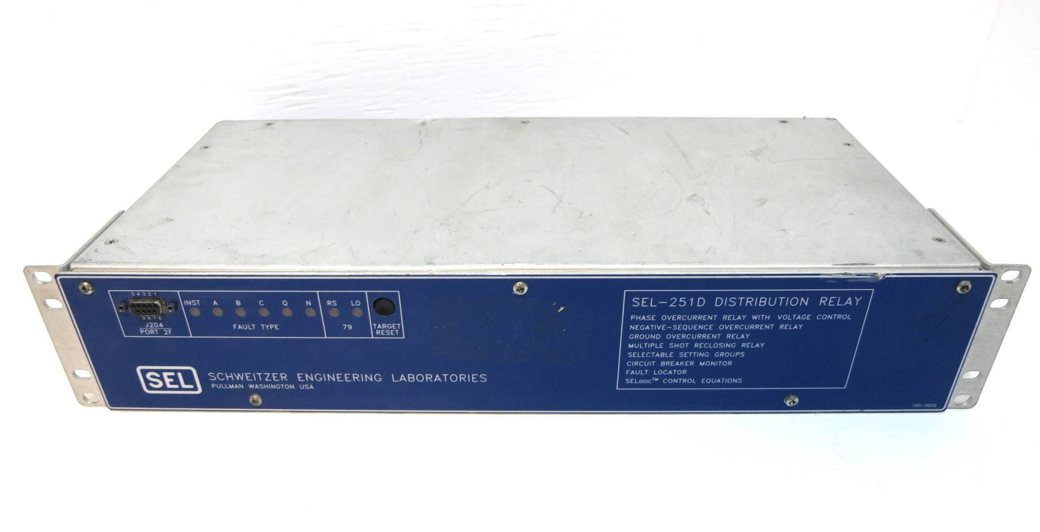 Schweitzer Engineering Laboratories SEL-251D Distribution Relay SEL251D ...