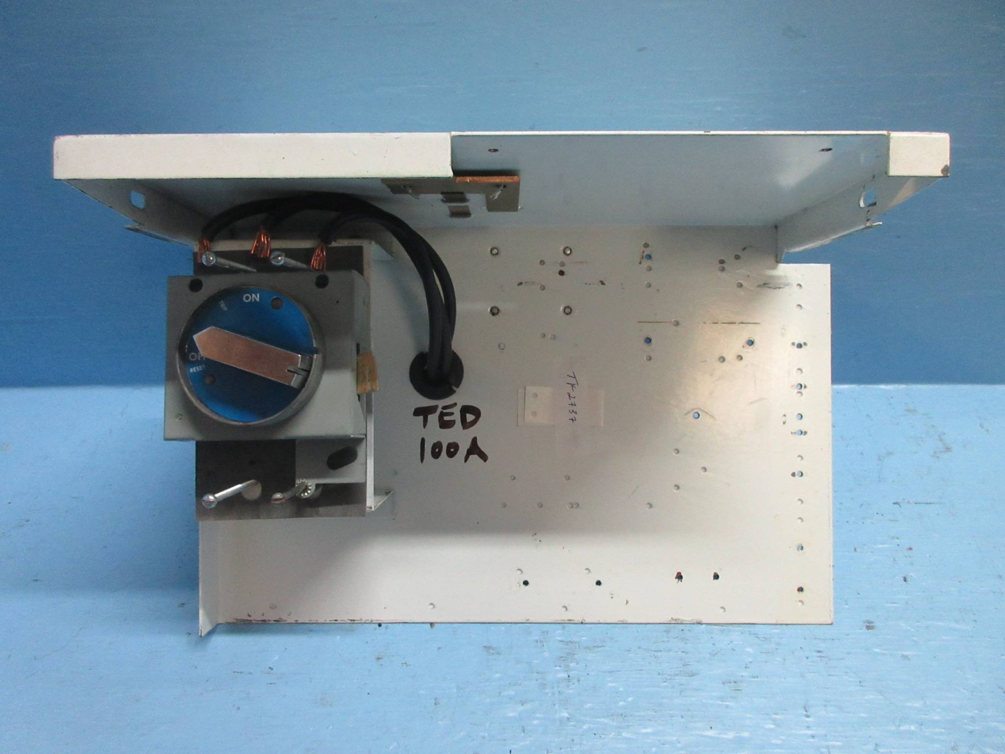 GE Powell 100 Amp Breaker Type 12" Motor Control Center MCC Feeder ...