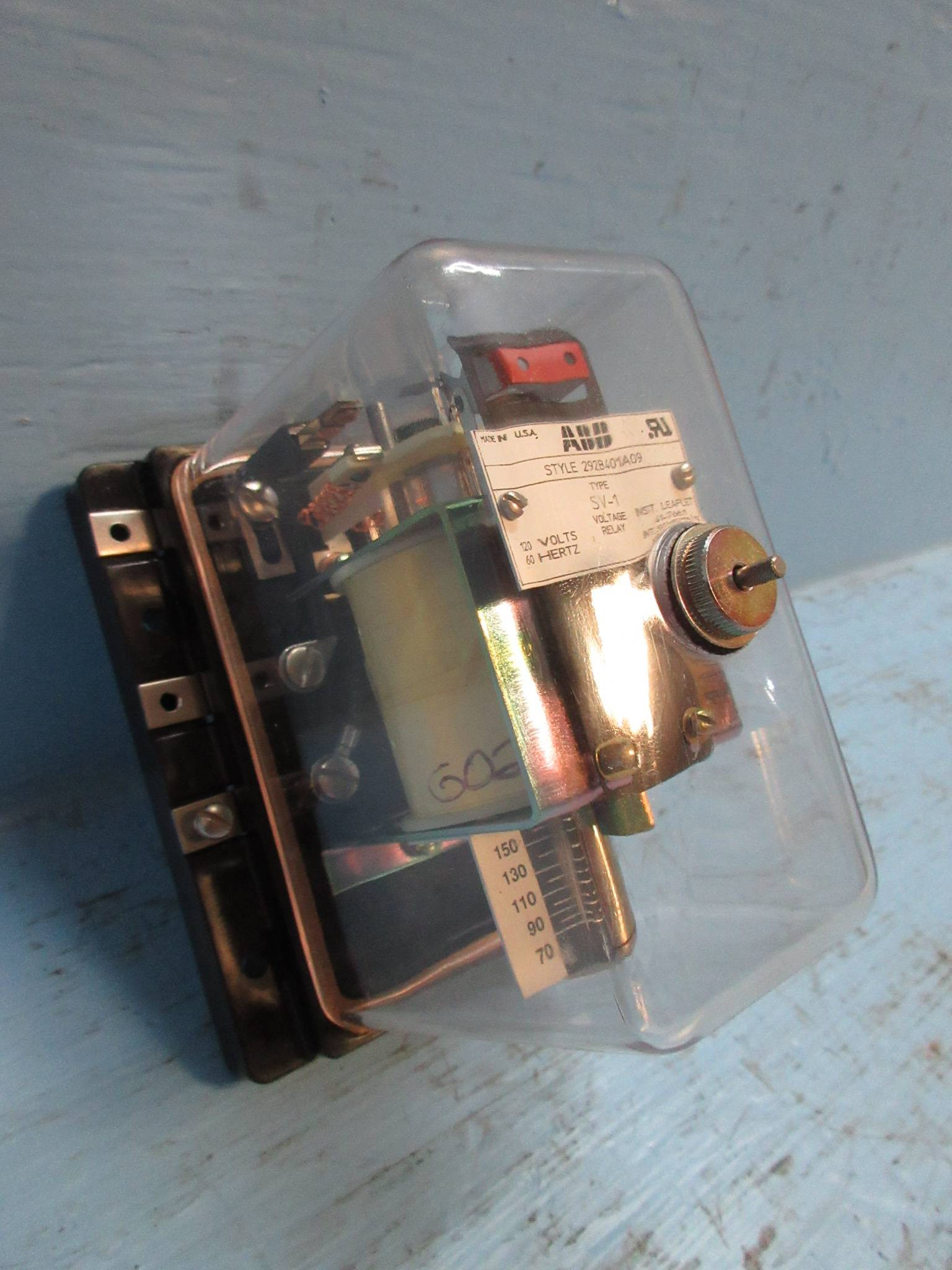 New ABB Style 292B401A09 Type SV-1 Voltage Relay Module 120V 60Hz NIB ...