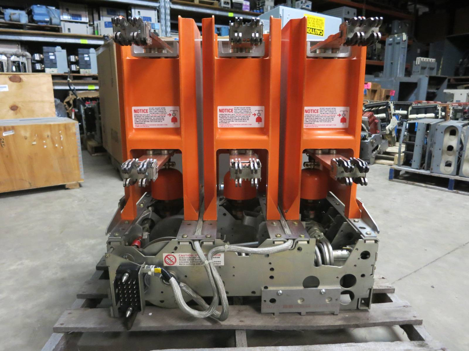 GE Power/Vac 1200A VB 13.8-500-1 15 kV Vacuum Breaker General Electric ...