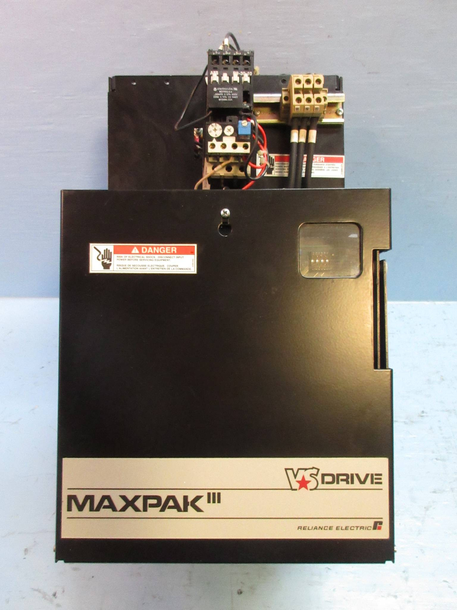 Reliance Electric 15P2171 15 HP MaxPak III VS DC Drive RE 15HP 230V ...
