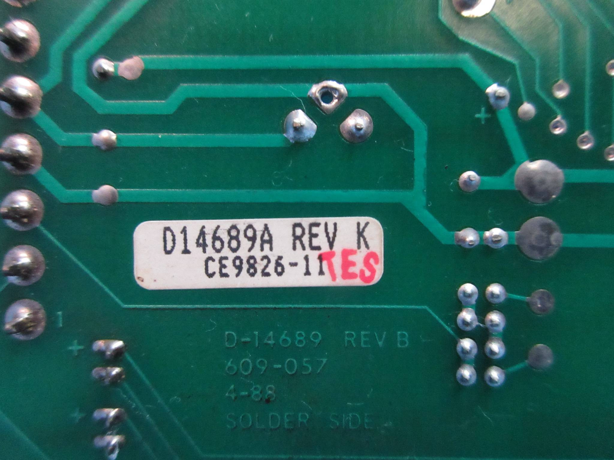 Woodman D-14689A Rev. K Control Board PLC D-14689-A Kliklok (TK3517-4 ...
