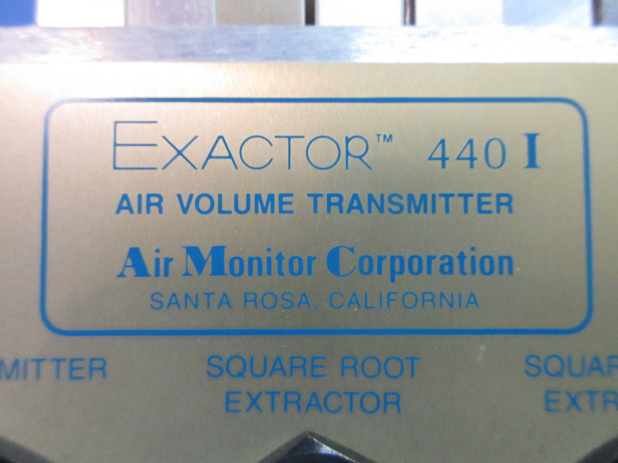 Air Monitor Corporation Exactor Series 440-I Air Volume Transmitter ...
