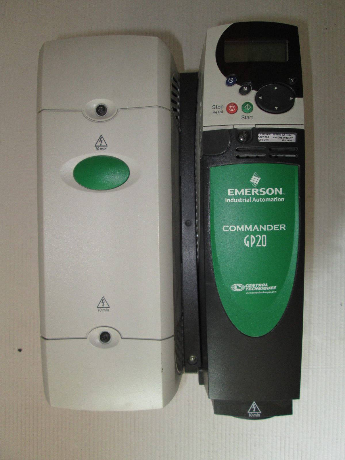 Emerson NEW 20 HP Commander GP20 15 HP AC Drive CGP3202 240V 54A ...