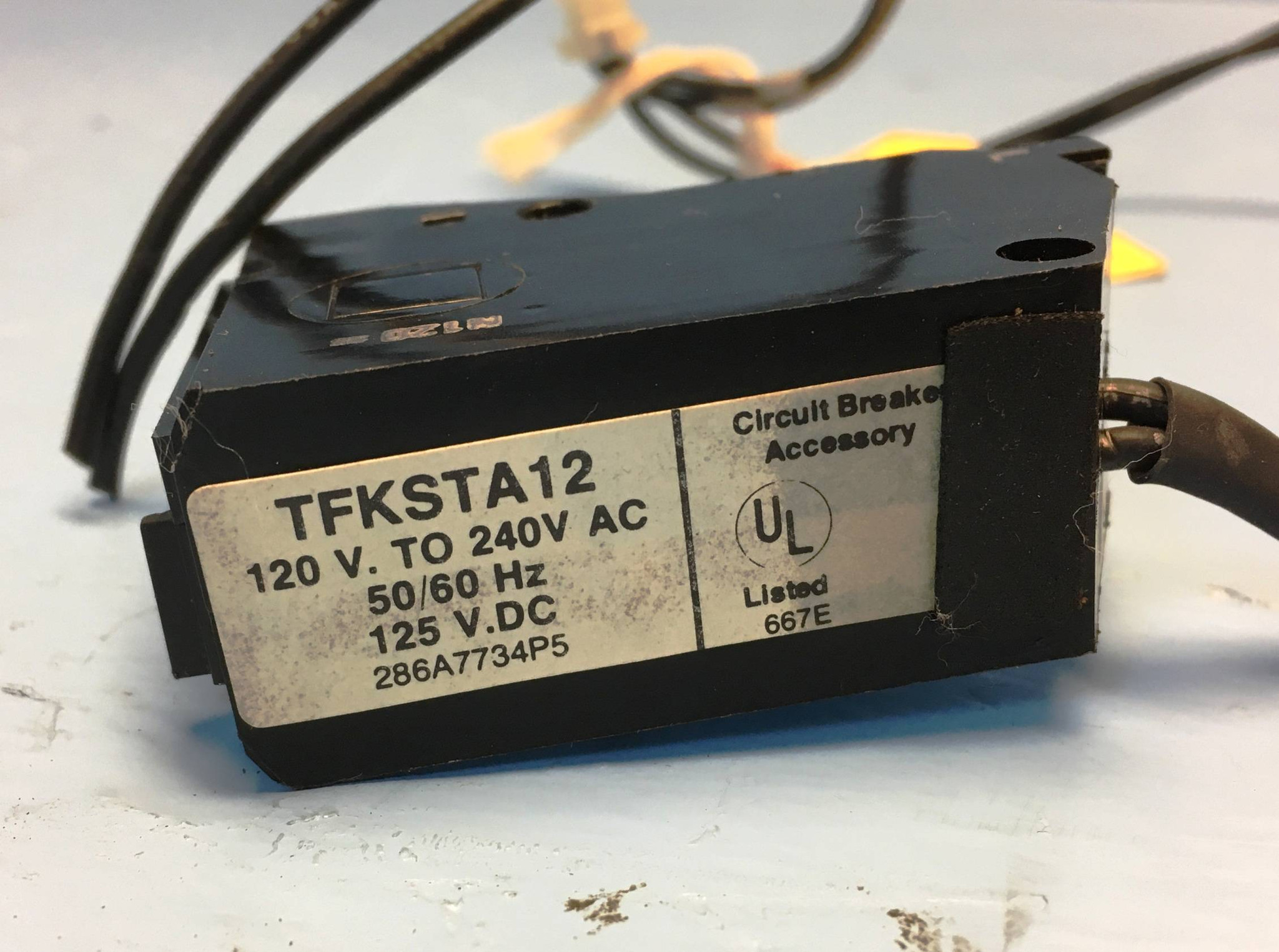 GE TFKSTA12 Shunt Trip for Circuit Breaker TFK/TFJ 120-240 VAC General ...