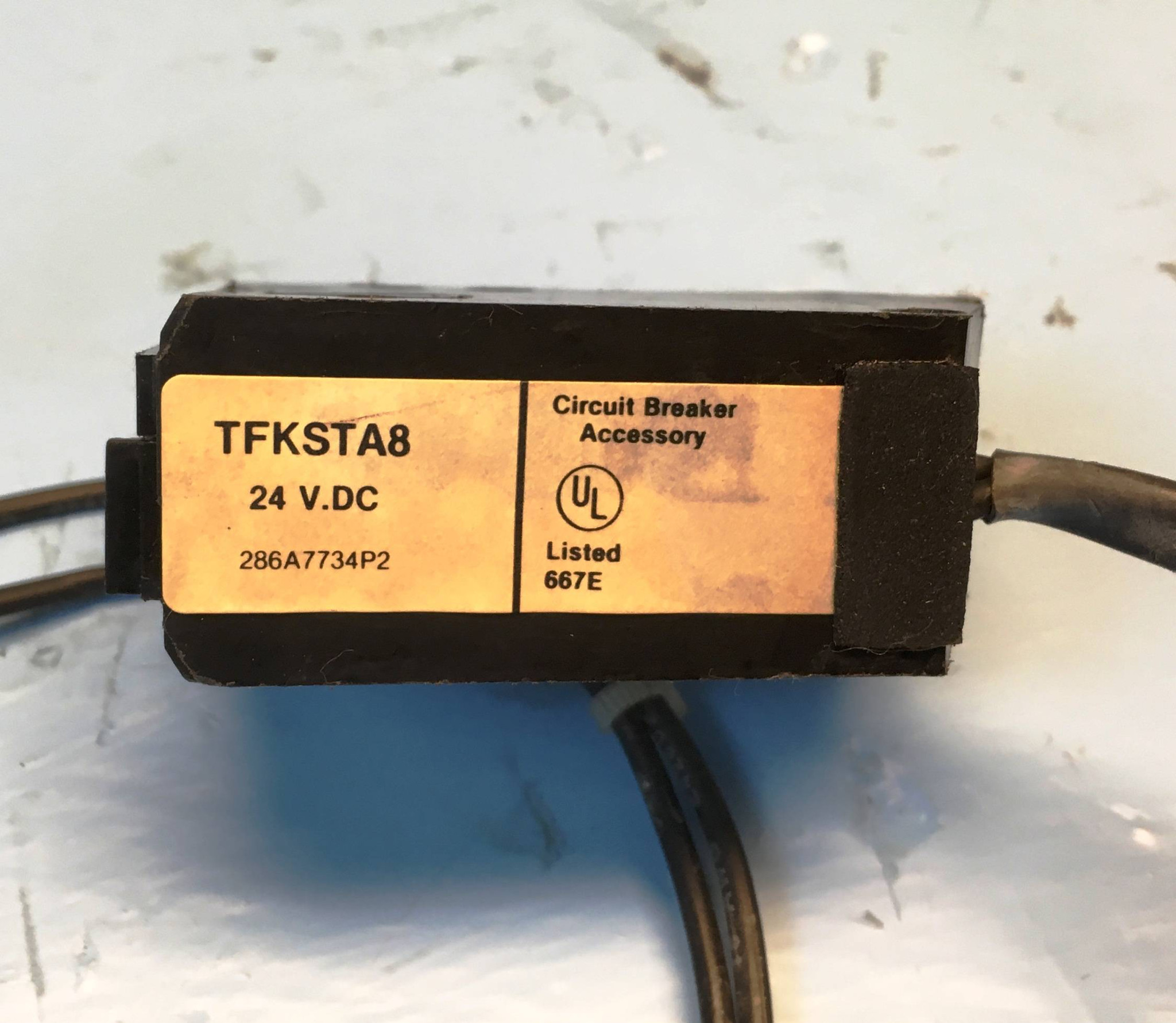 GE TFKSTA8 Shunt Trip for Circuit Breaker TFK/TFJ C/B 24 VDC General ...