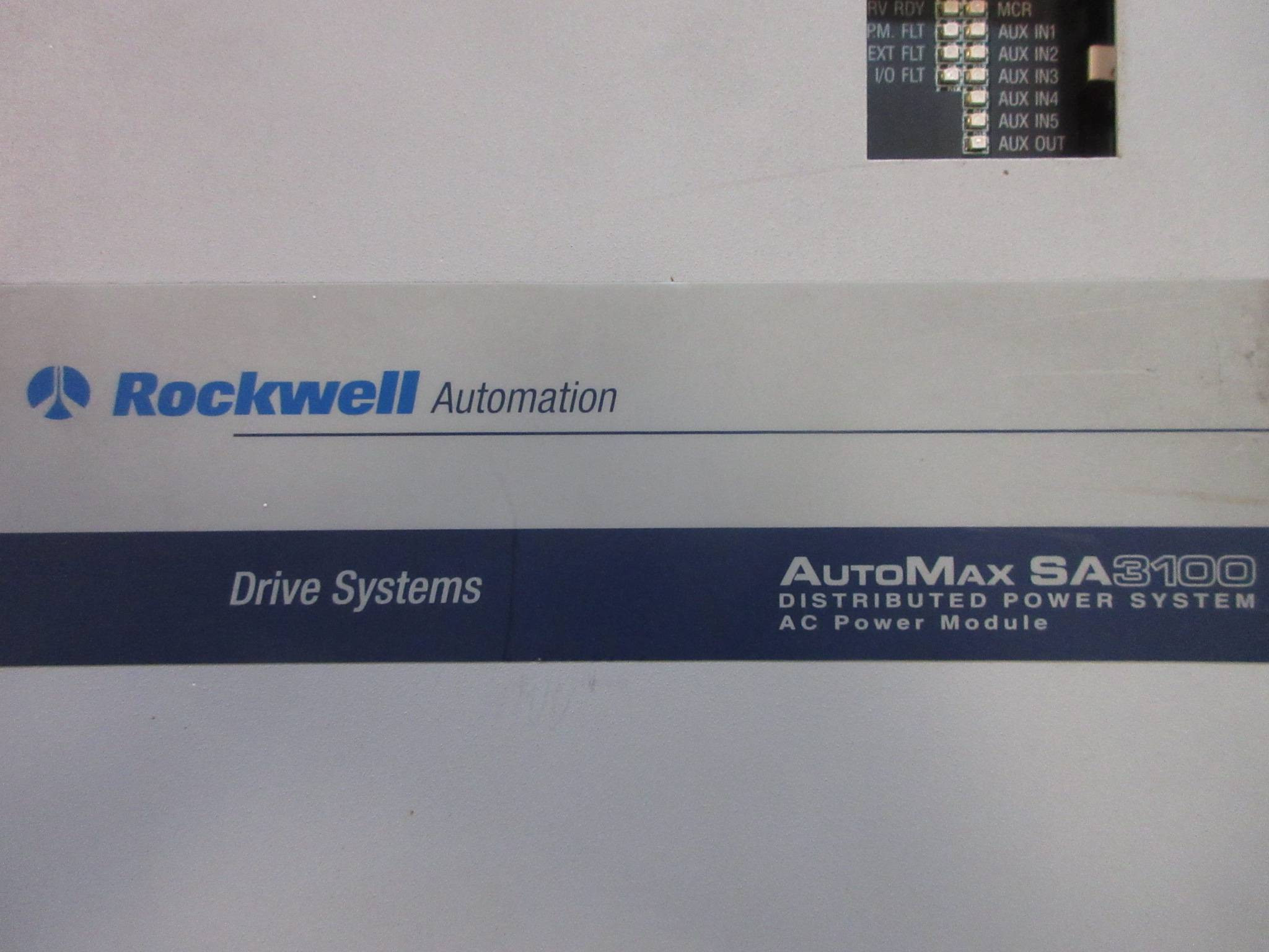 Allen Bradley SA3100-W040-AA-L6R DC AC Power Module Inverter Drive ...
