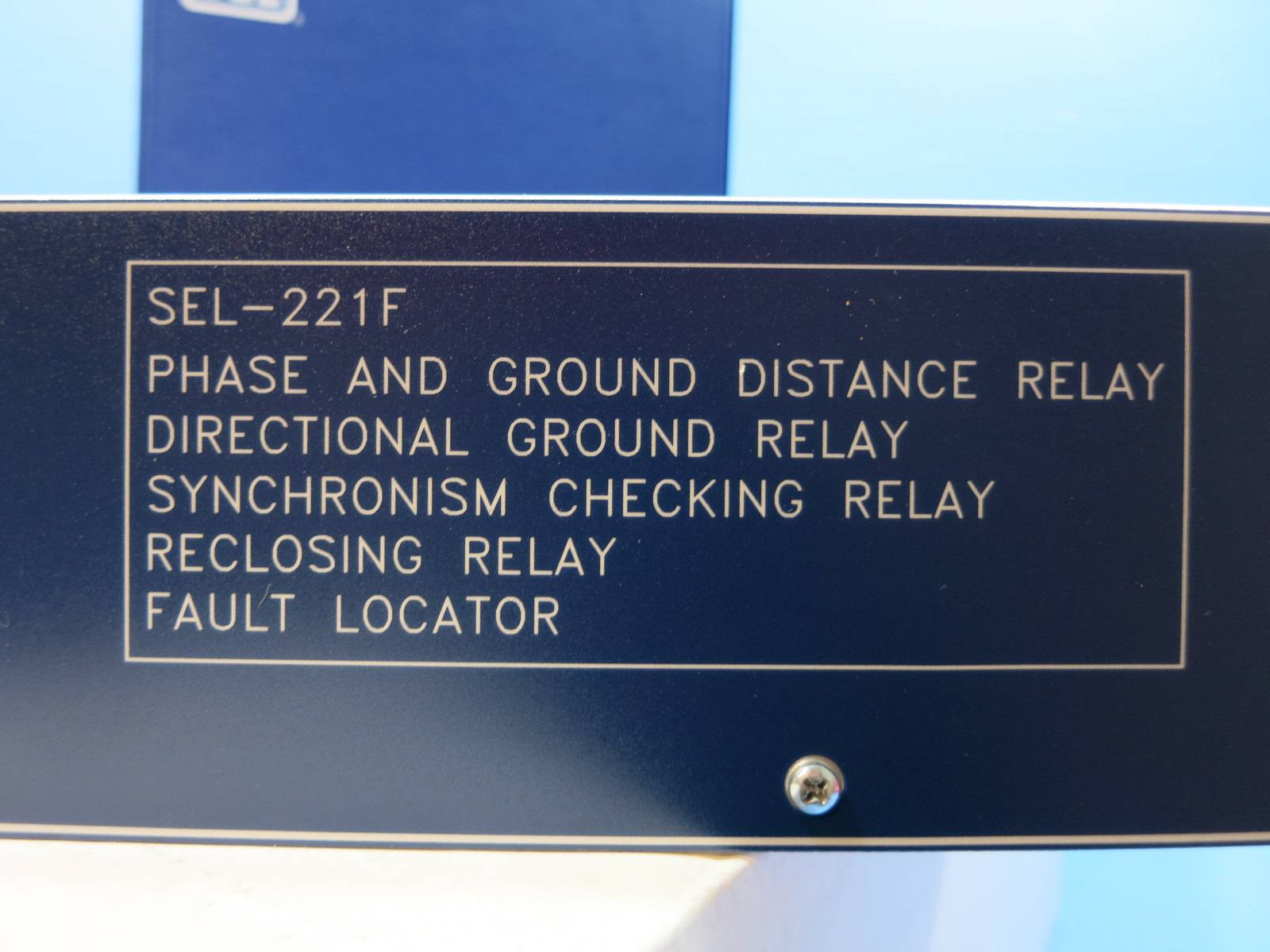 NEW Schweitzer Engineering SEL-221F Phase Distance Ground Relay SEL221F ...