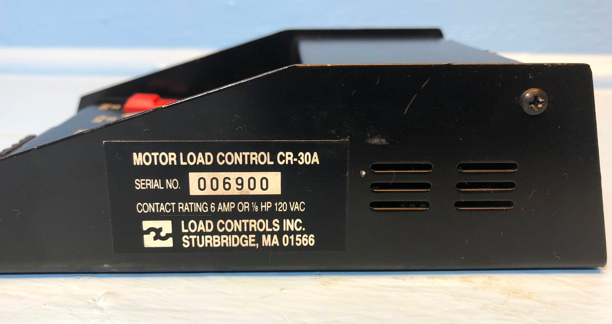 Load Controls Incorporated CR-30A Motor Load Control 6 Amps 1/8 HP 120 ...