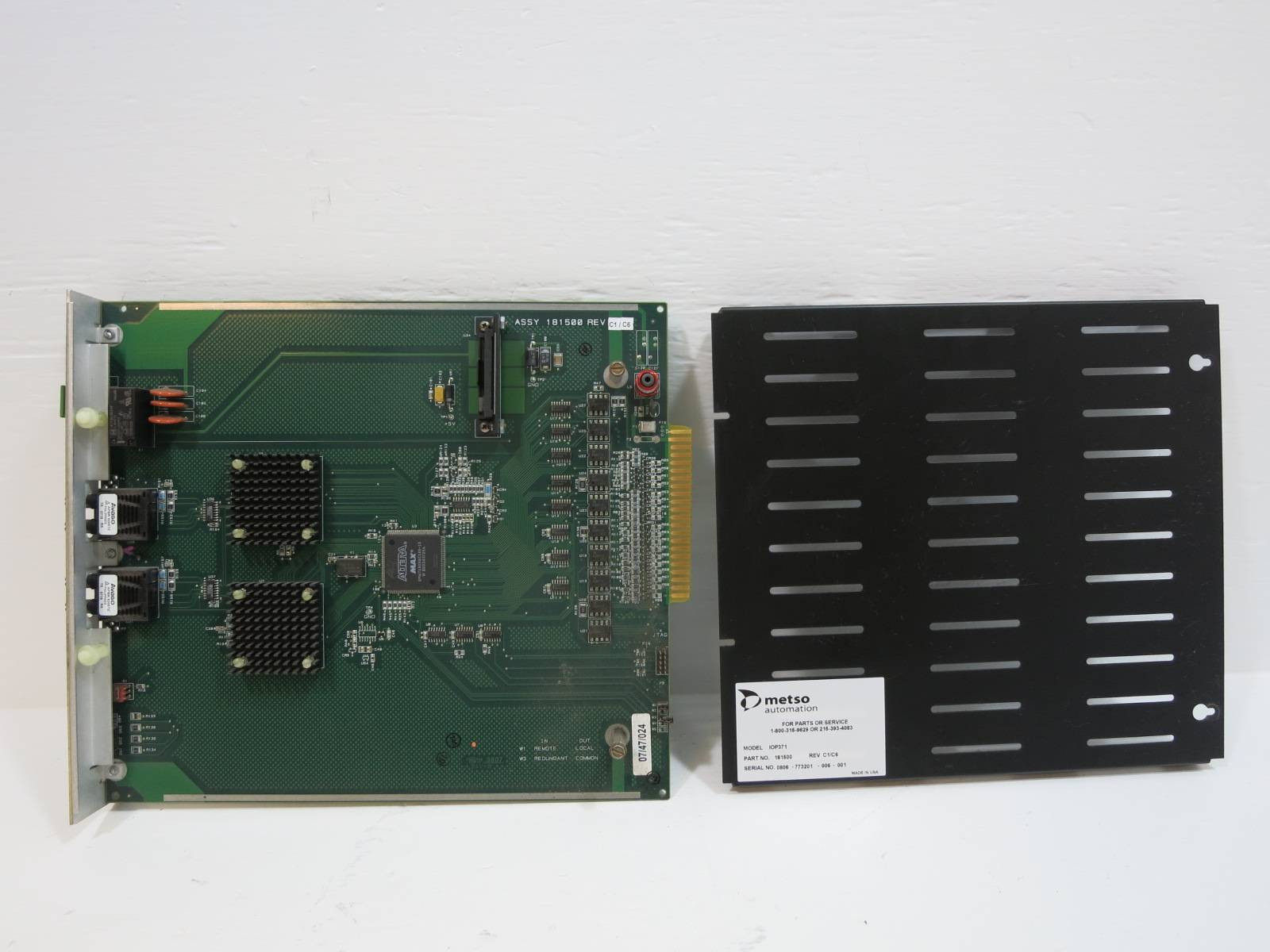 Valmet Metso Automation IOP371 181500 Rev C1/C6 I/O Bus Extender Module ...