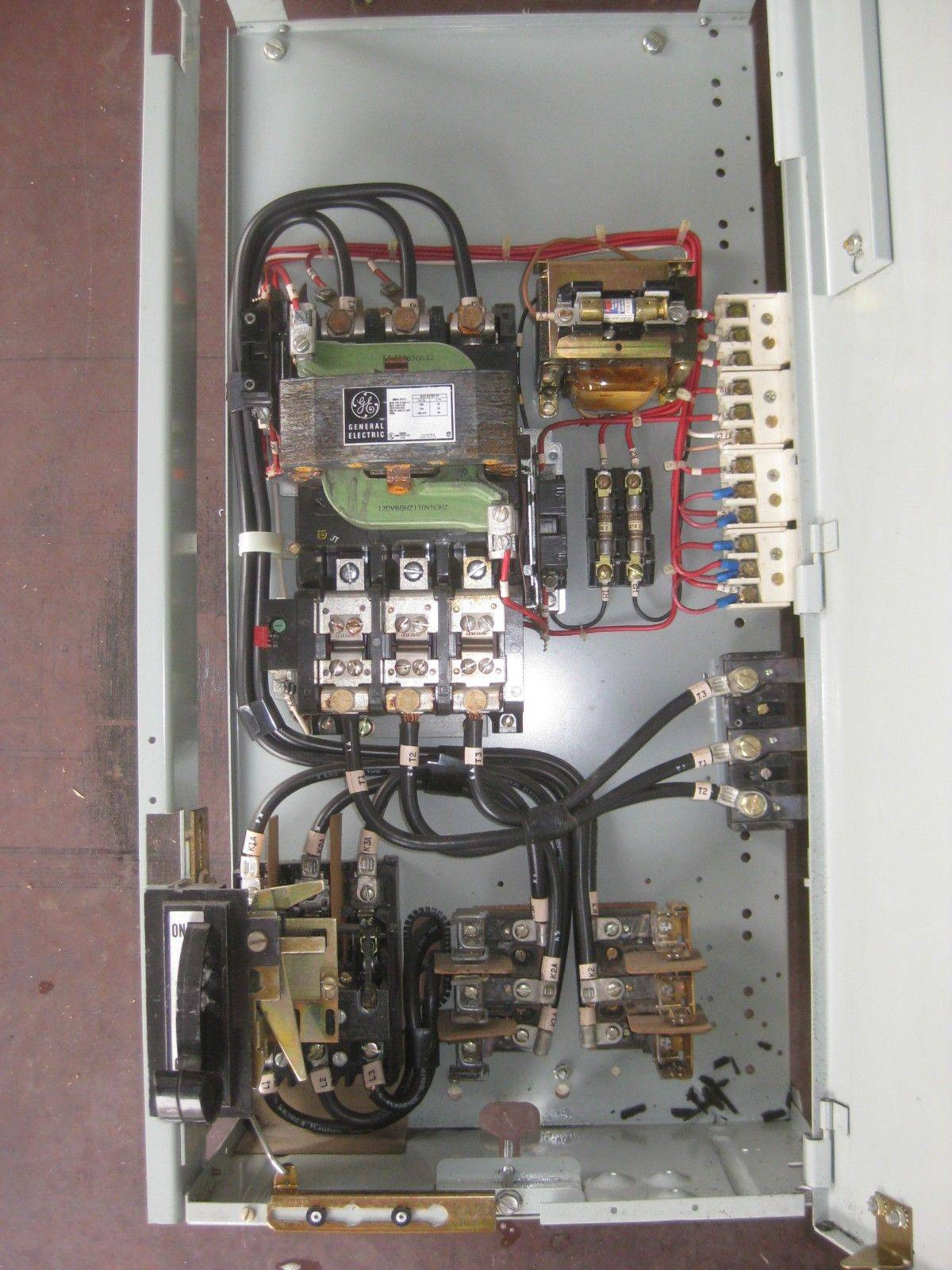 General Electric GE 7700 Plus Size 3 Starter Fusible 30" MCC Bucket ...