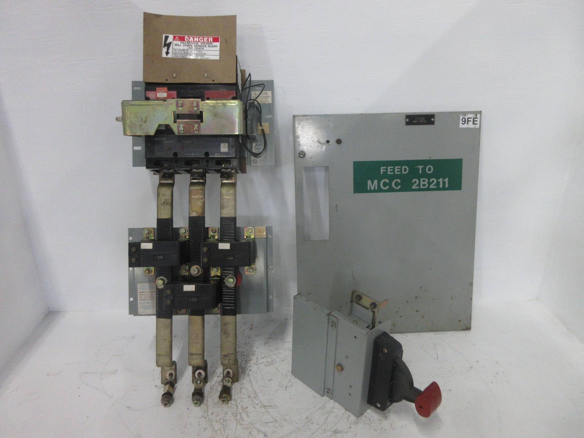 GE 8000 Series 300 Amp Main Breaker Type MCC 24" Feeder Bucket 300A ...