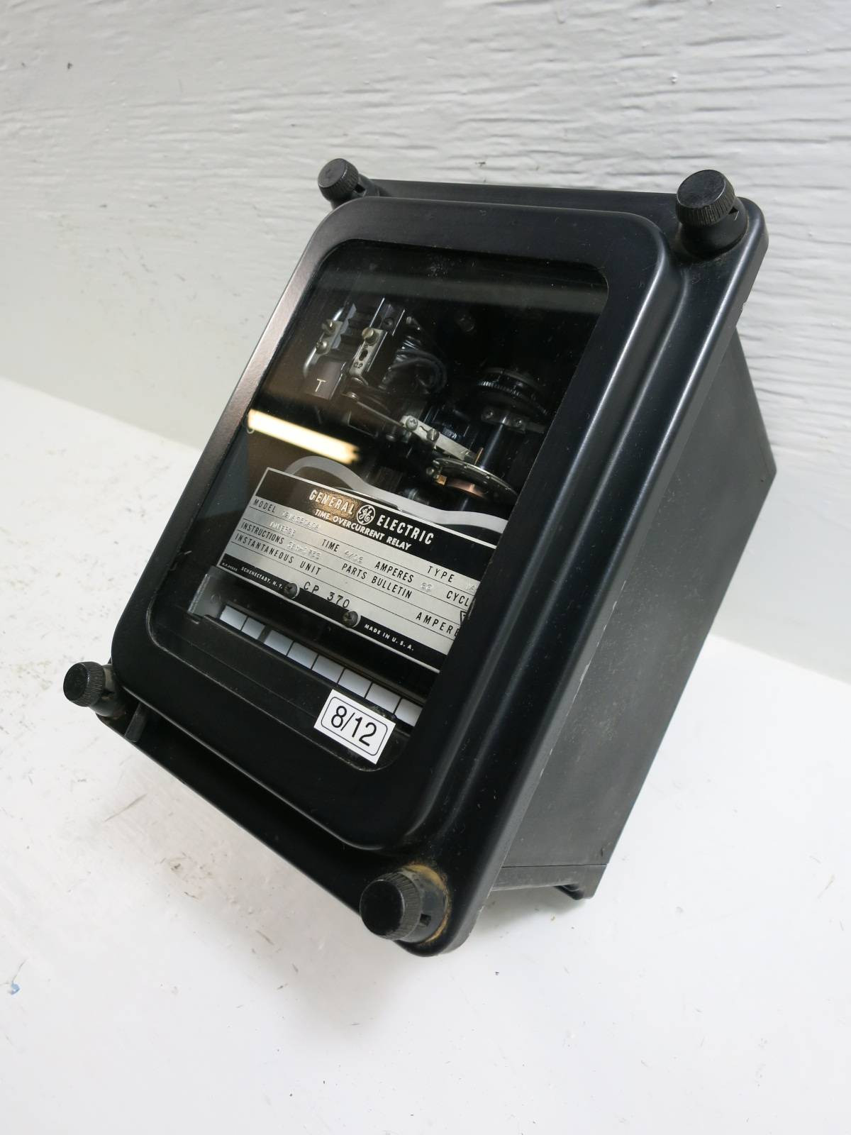 General Electric 12IAC51A1A Time Overcurrent Relay GE Inverse Time Type ...