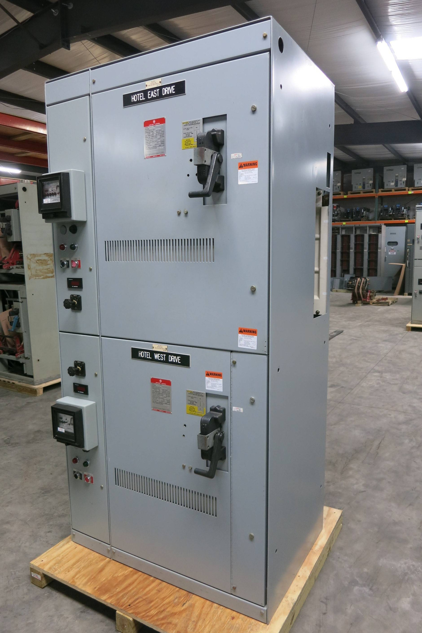 GE Limitamp Control Panel 200HP 2400V CR7160A117K Contactor ...