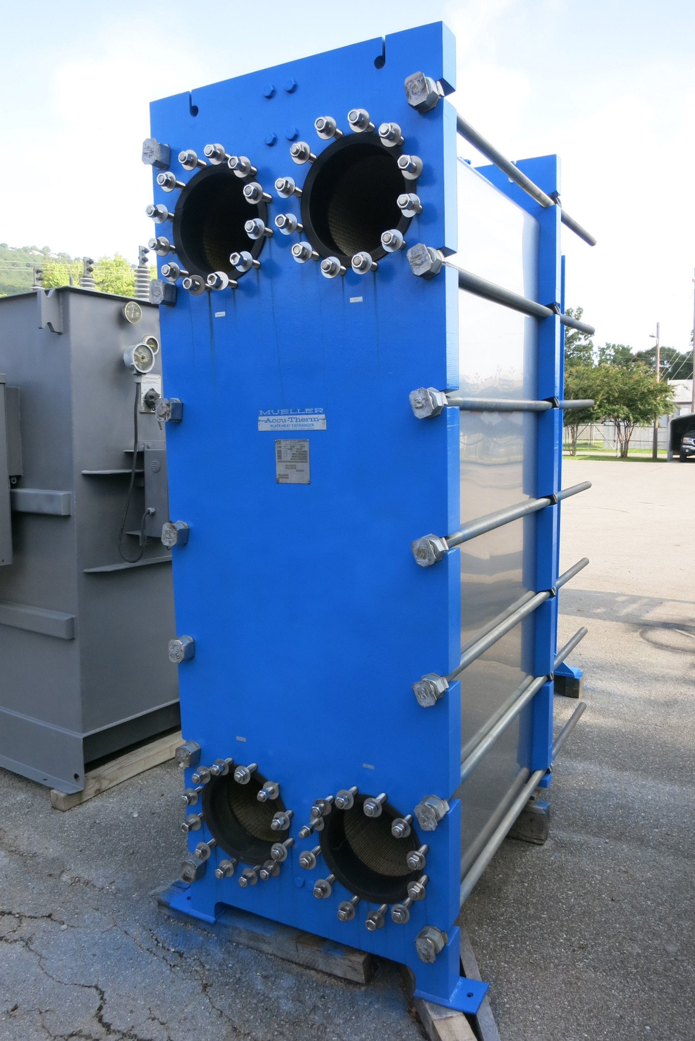 Paul Mueller Co ~5500 SqFt 316 SS Plate Frame Heat Exchanger AT130 B-20 ...