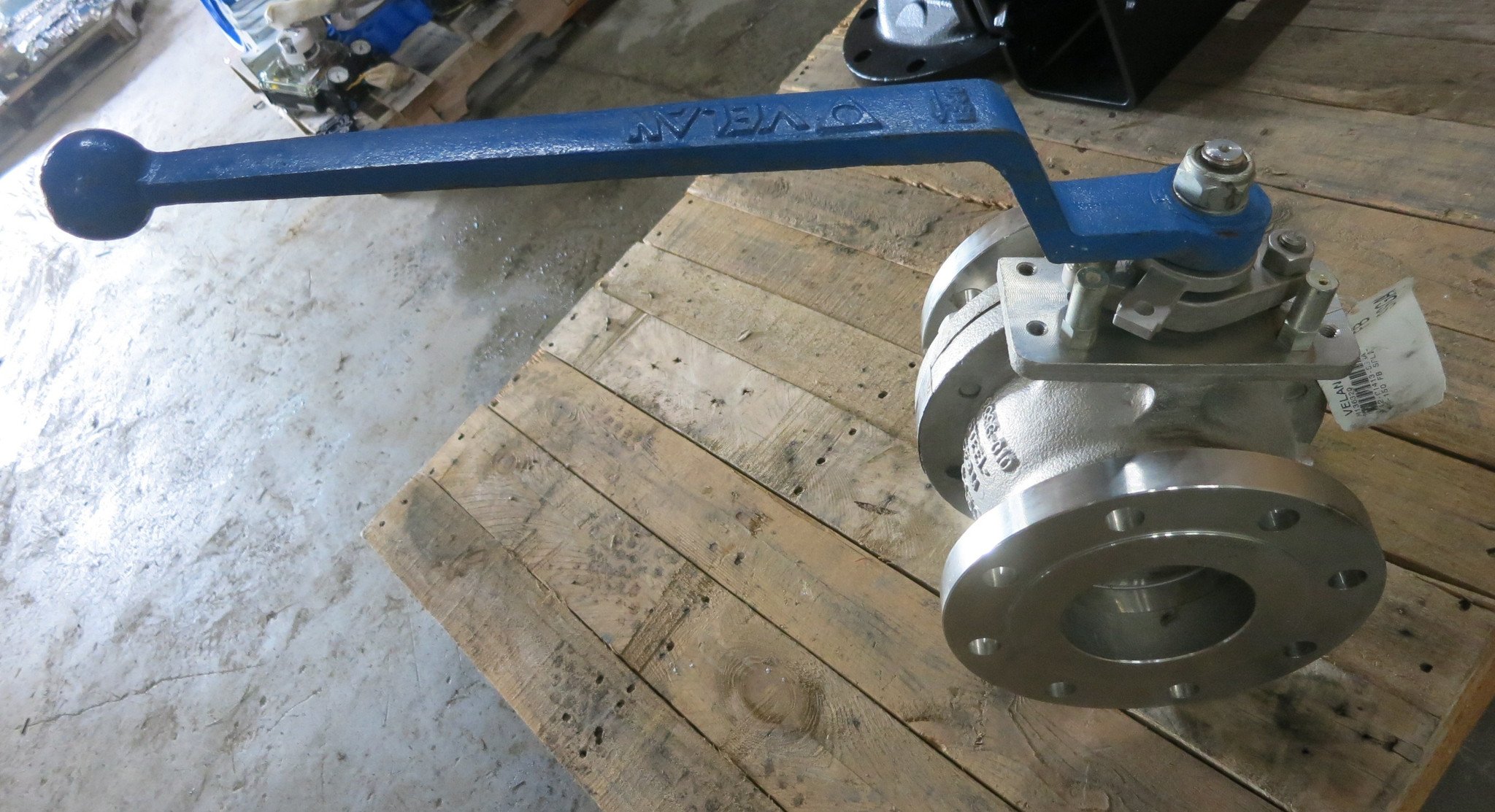 Velan 4" CF8M Ball Valve 4-150 316 Ball Stem RPTFE Seat FB Split 275 ...