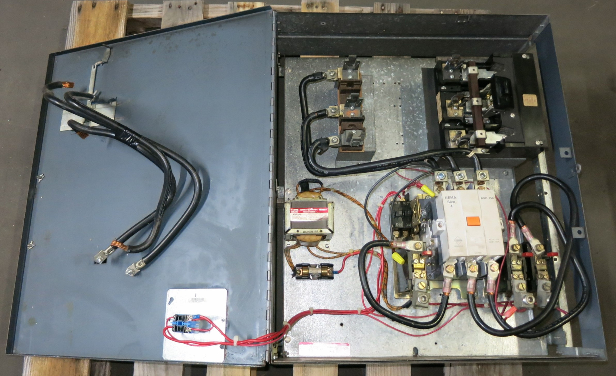 GE QMR Size 4 Fusible Combination Starter FVNR 177-55220 75 Amp w ...