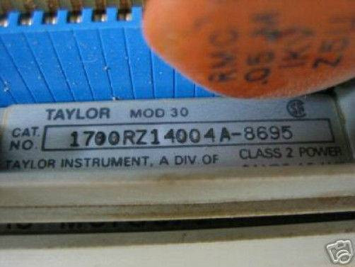 Taylor MOD 30 1700RZ14004A-8695 Indicating Controller Transmitter MOD30 ...