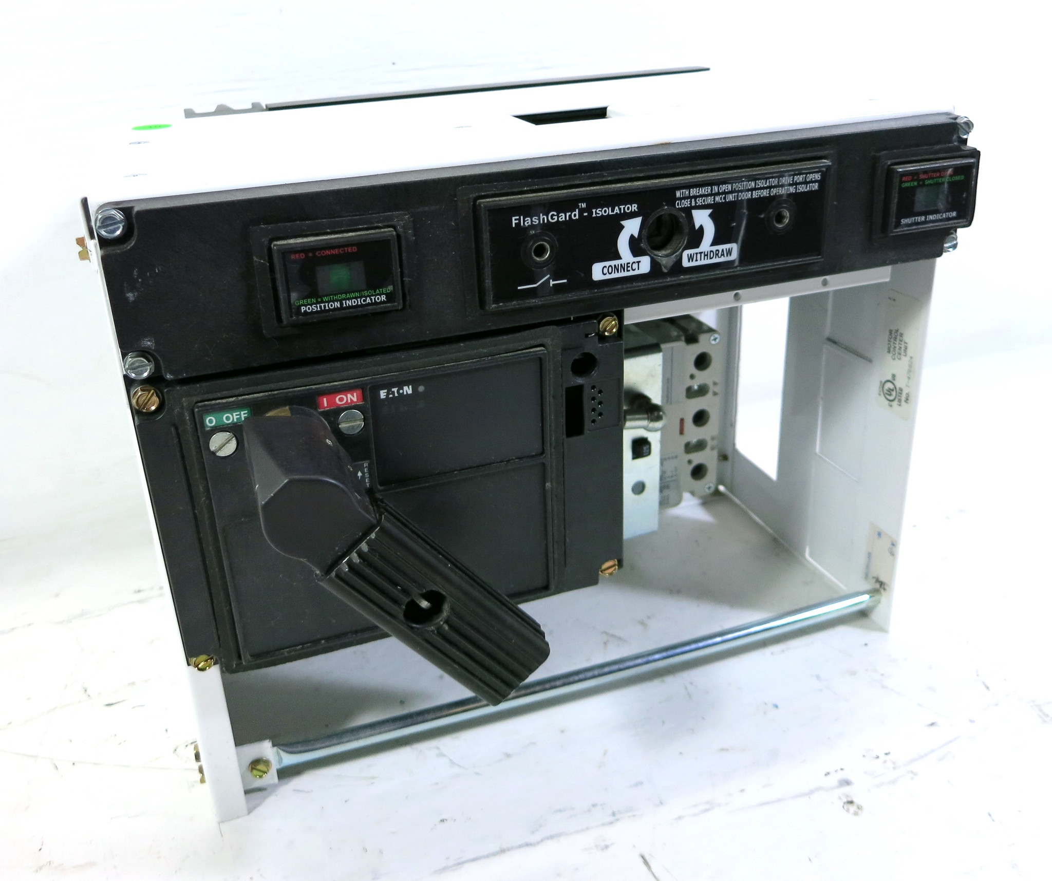 Eaton Freedom FlashGard 125A Breaker Feeder MCC Bucket 12" Flash Guard ...