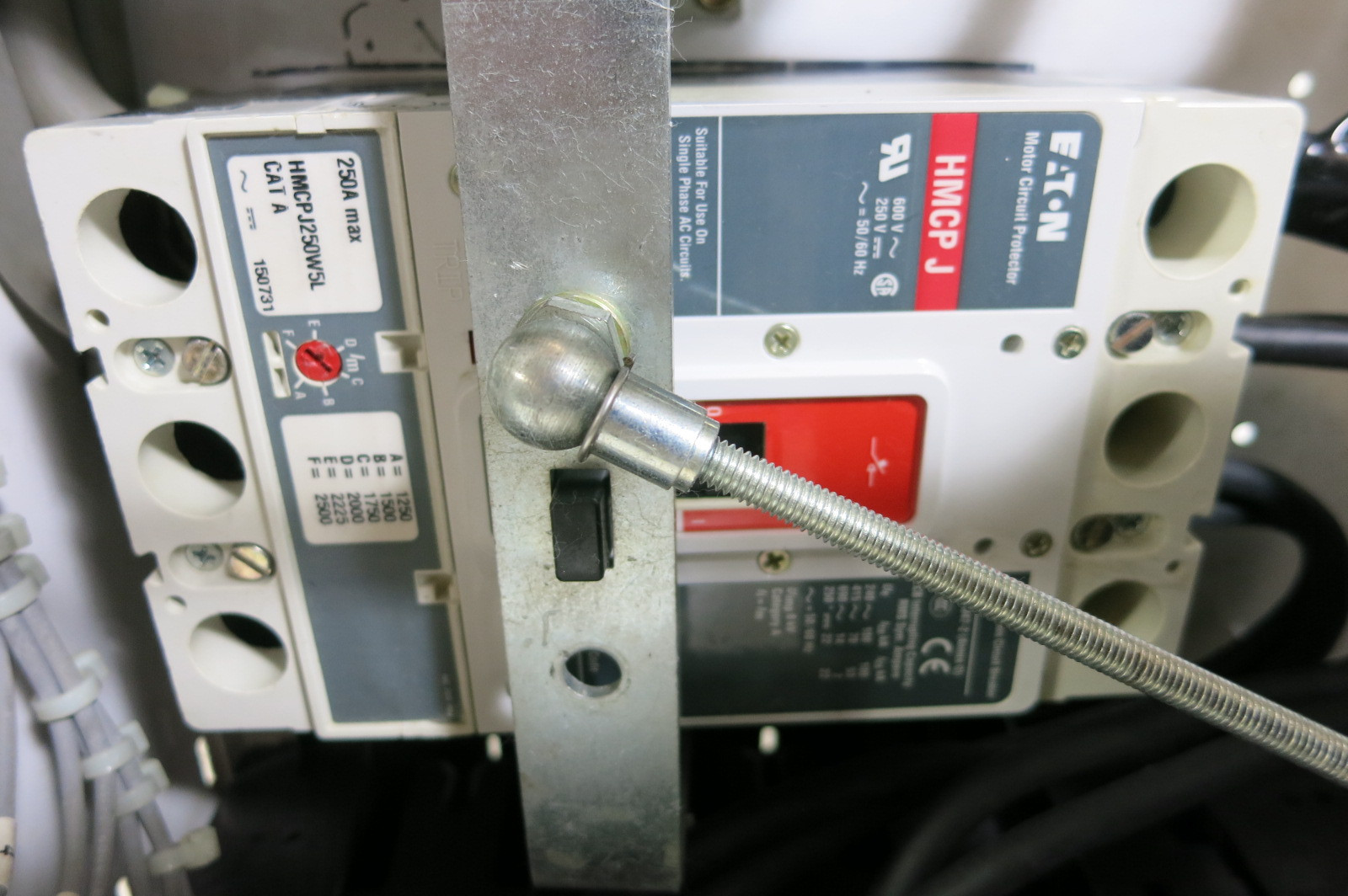 Eaton Freedom FlashGard 250 Amp Breaker Size 5 Starter 36" MCC Bucket ...