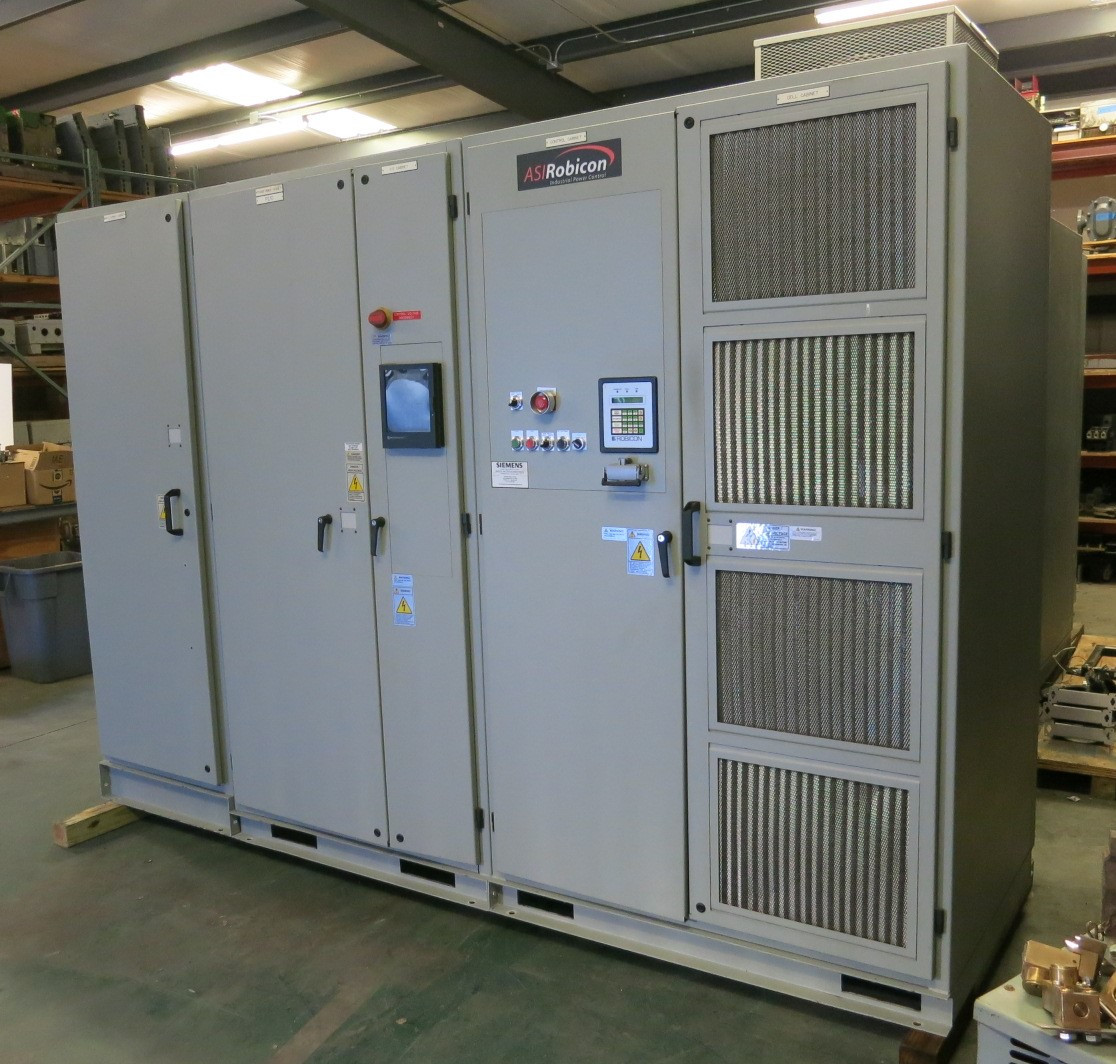 ASI Robicon 800HP / 596kW 4160VAC Harmony VS Drive Siemens Variable ...