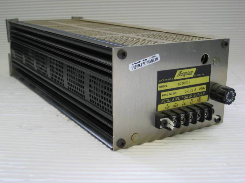 Acopian B24G500M Regulated Power Supply AC Input 24V 5A (EBI0131-3 ...