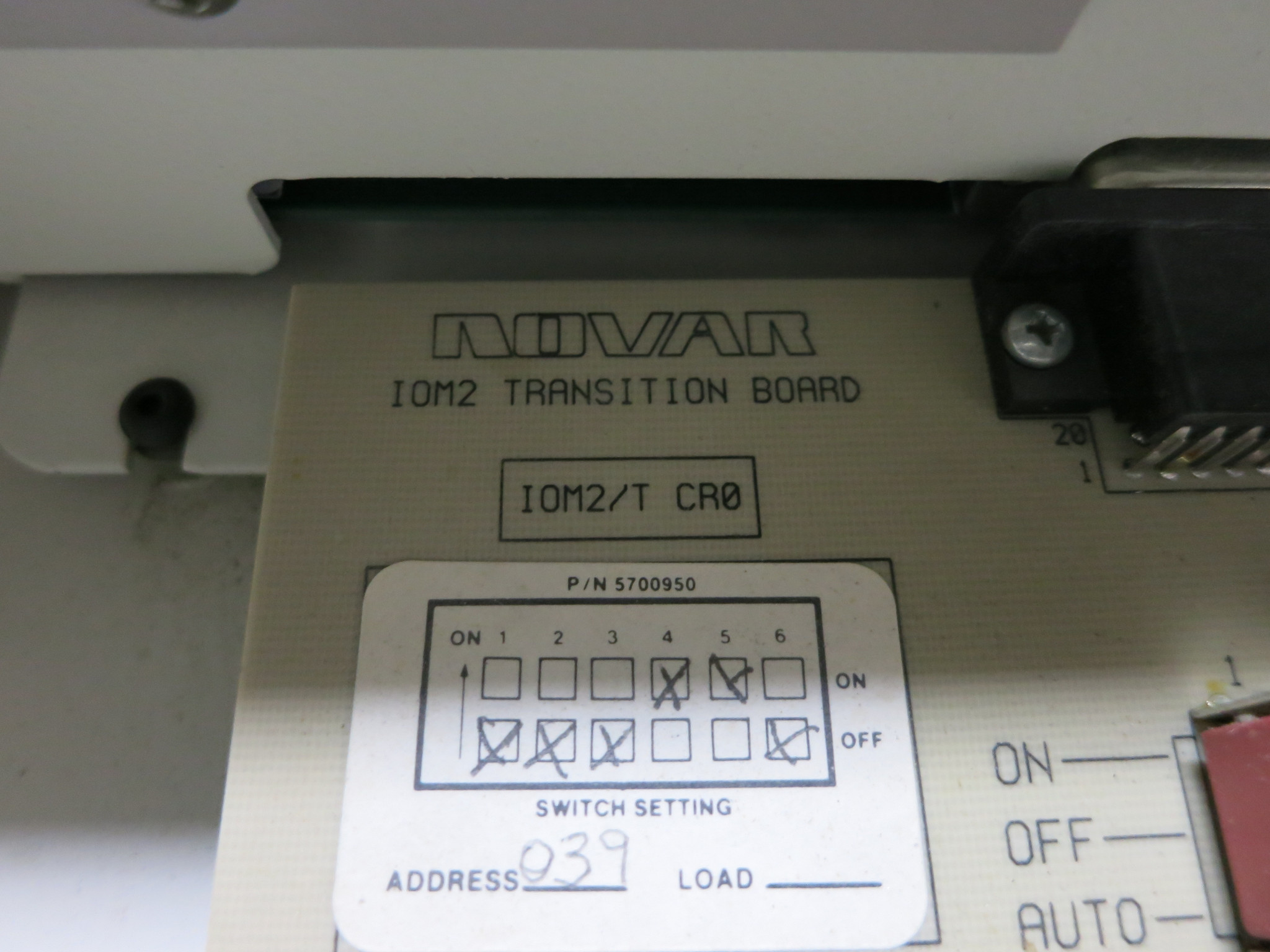 Novar IOM/2 Logic One V3.06 Input/Output Module Triac IOM2 CRO ...