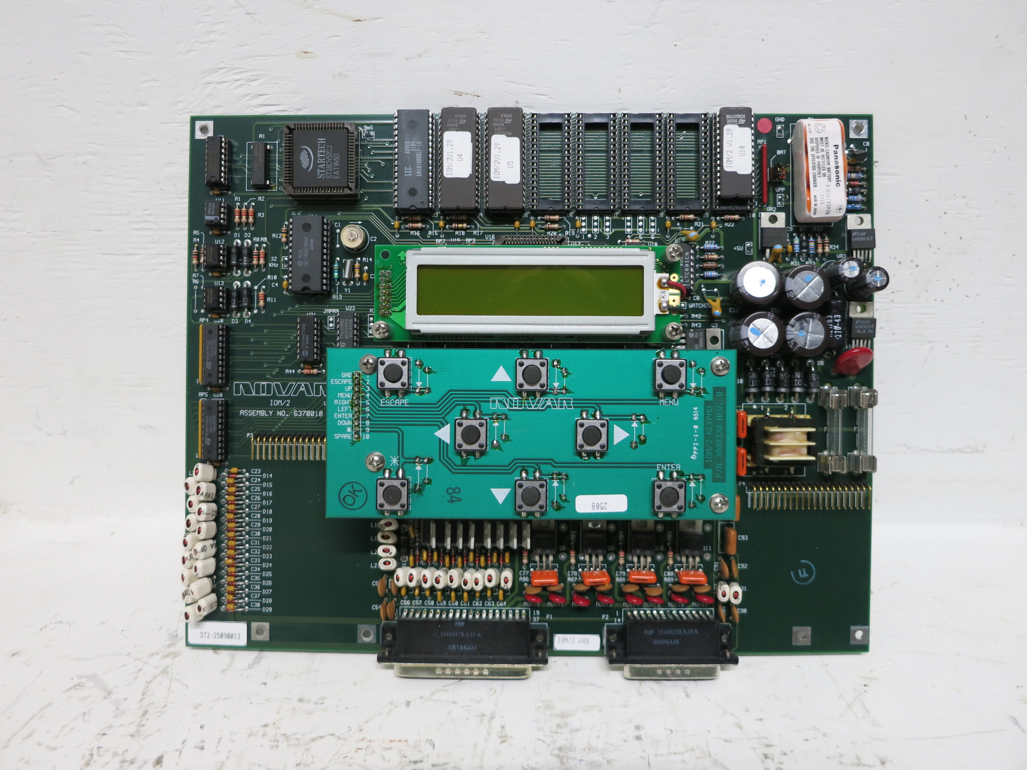 Novar IOM/2 6370010 Logic One V1.29 Input/Output Module Control Board ...