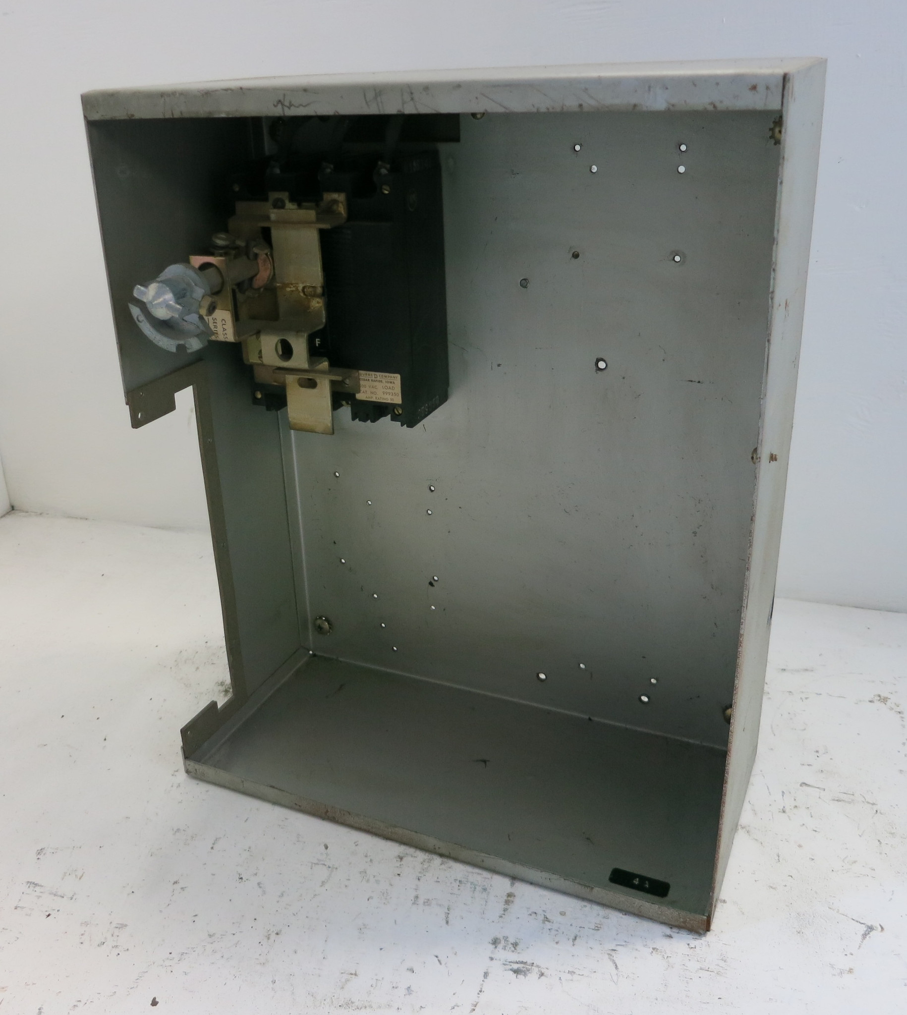 Square D Model 3 50A Breaker Feeder 18" MCC Bucket 50 Amp Class 8999 ...