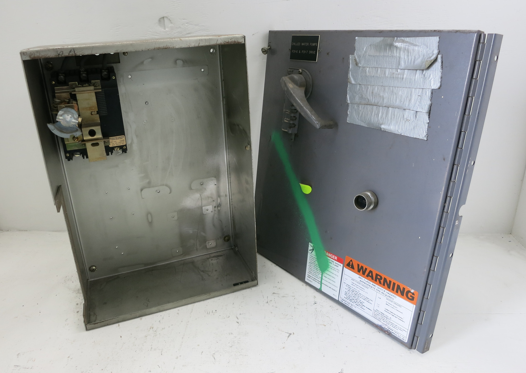 Square D Model 3 100A Breaker Feeder 21" MCC Bucket 100 Amp Class 8999 ...