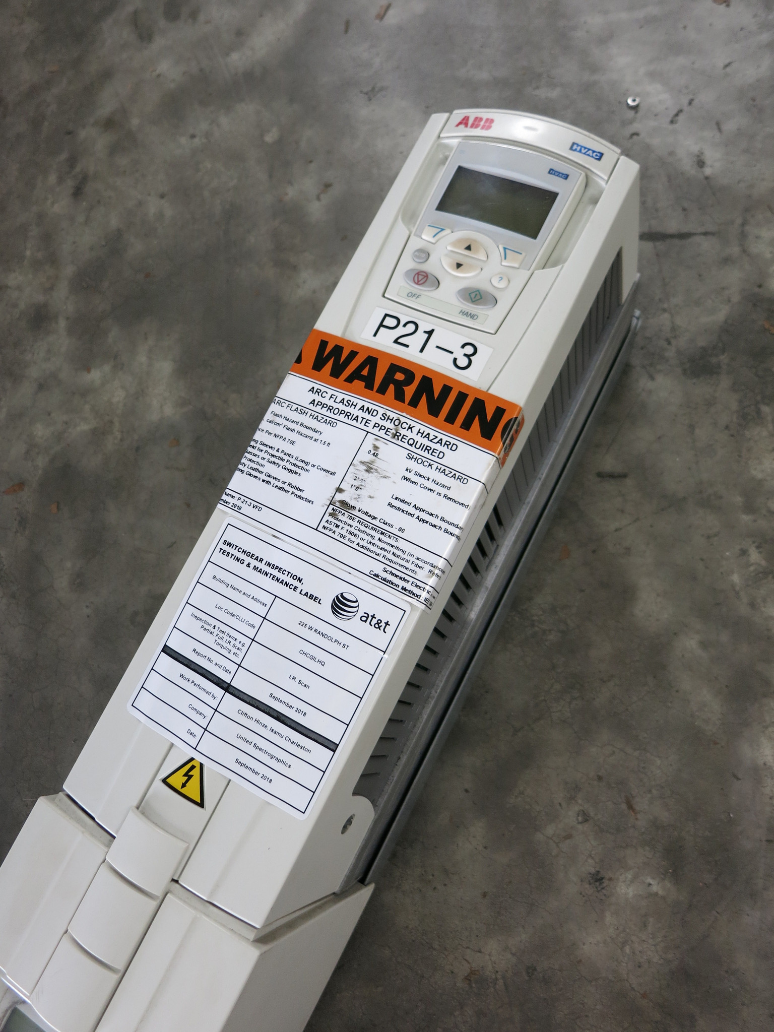 ABB ACH550-VCR-023A-4 15 HP AC VS HVAC Drive 480V w/ Bypass RBCU E ...