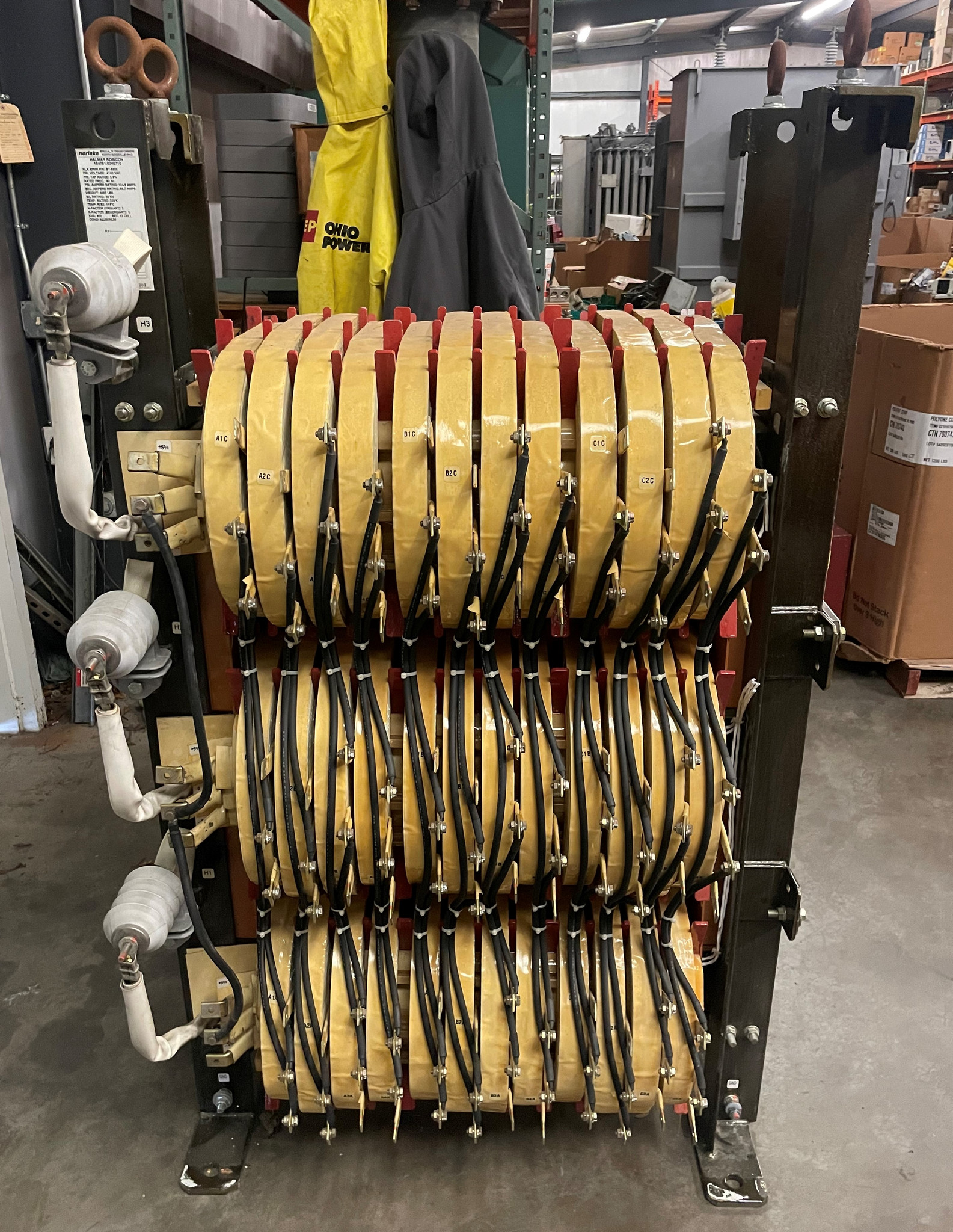 norlake ST-5505 900 kVA 4160 VAC Iso Transformer Halmar Robicon 164781. ...