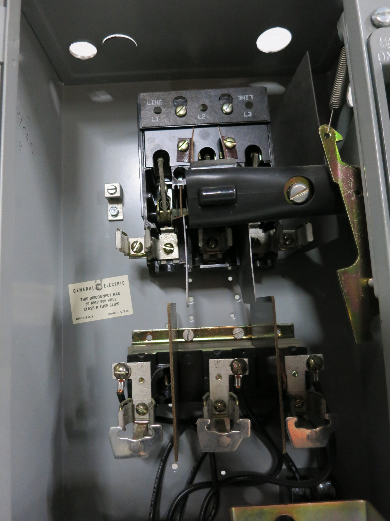 GE 300-Line 30A Fusible Size 0 Starter Combination Box 30 Amp Combo ...