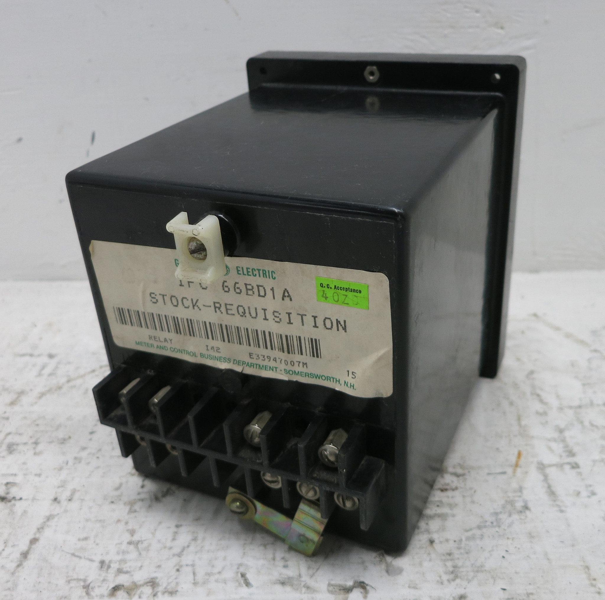 GE 12IFC66BD1A Long Time Overcurrent Relay Type IFC 60Hz Instantaneous ...