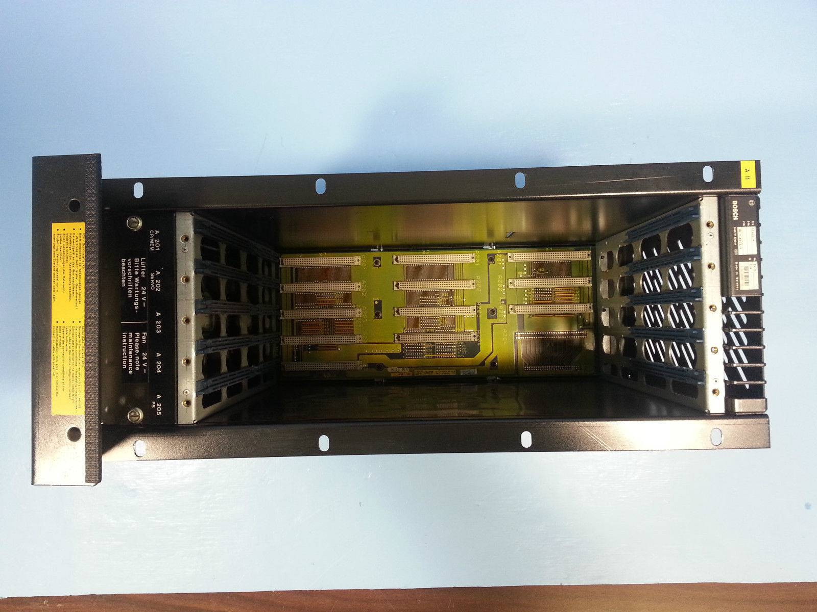 Bosch CC220 N PLC Cardrack Chassis D-64711 24 Volt 7 A with Fan Rack 5 ...