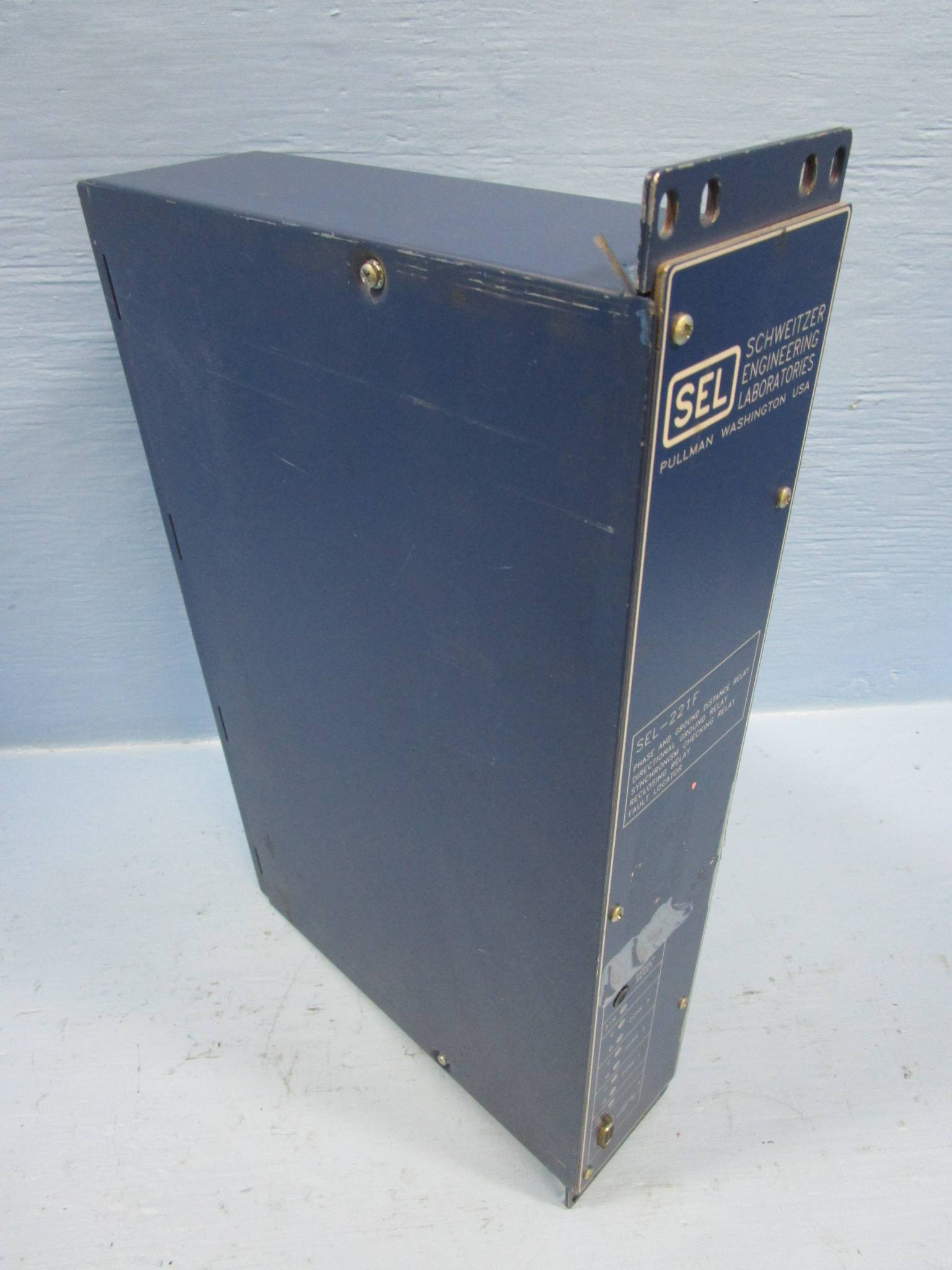 Schweitzer Engineering SEL-221F Phase Distance Fault Locator Relay ...