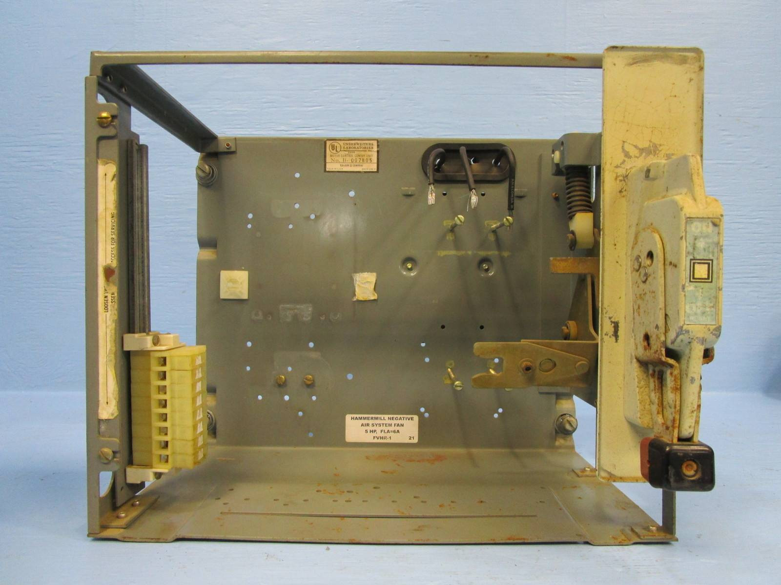 Square D Model 4 30 Amp MCC Motor Control Breaker Feeder MCC Bucket 30A ...