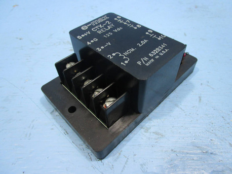 E-Max CTX-2 Relay Part No. 632B341 2A 125 VDC Contact Output Time ...