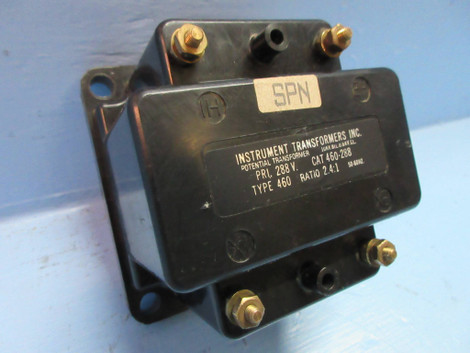 Instrument Transformers Cat 460-288 Type 460 Ratio 2.4:1 Potential ...