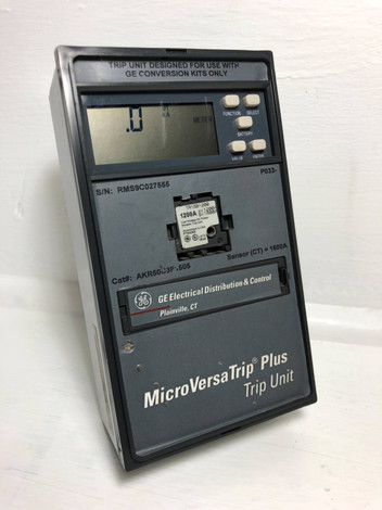GE AKR50C3F1605 1600A MicroVersaTrip Plus Trip Unit 1200 Amp Plug ...