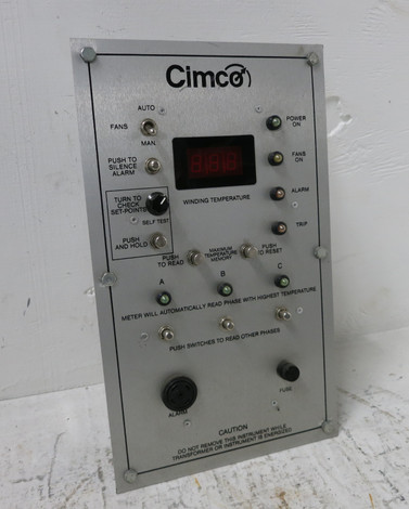 Cimco 50XL-D Transformer Winding Temperature Indicator Control Panel ...