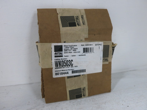 NEW Rittal WK0503C Window Kit 5" 3" Carbon Steel 8018444 (DW6337-1 ...